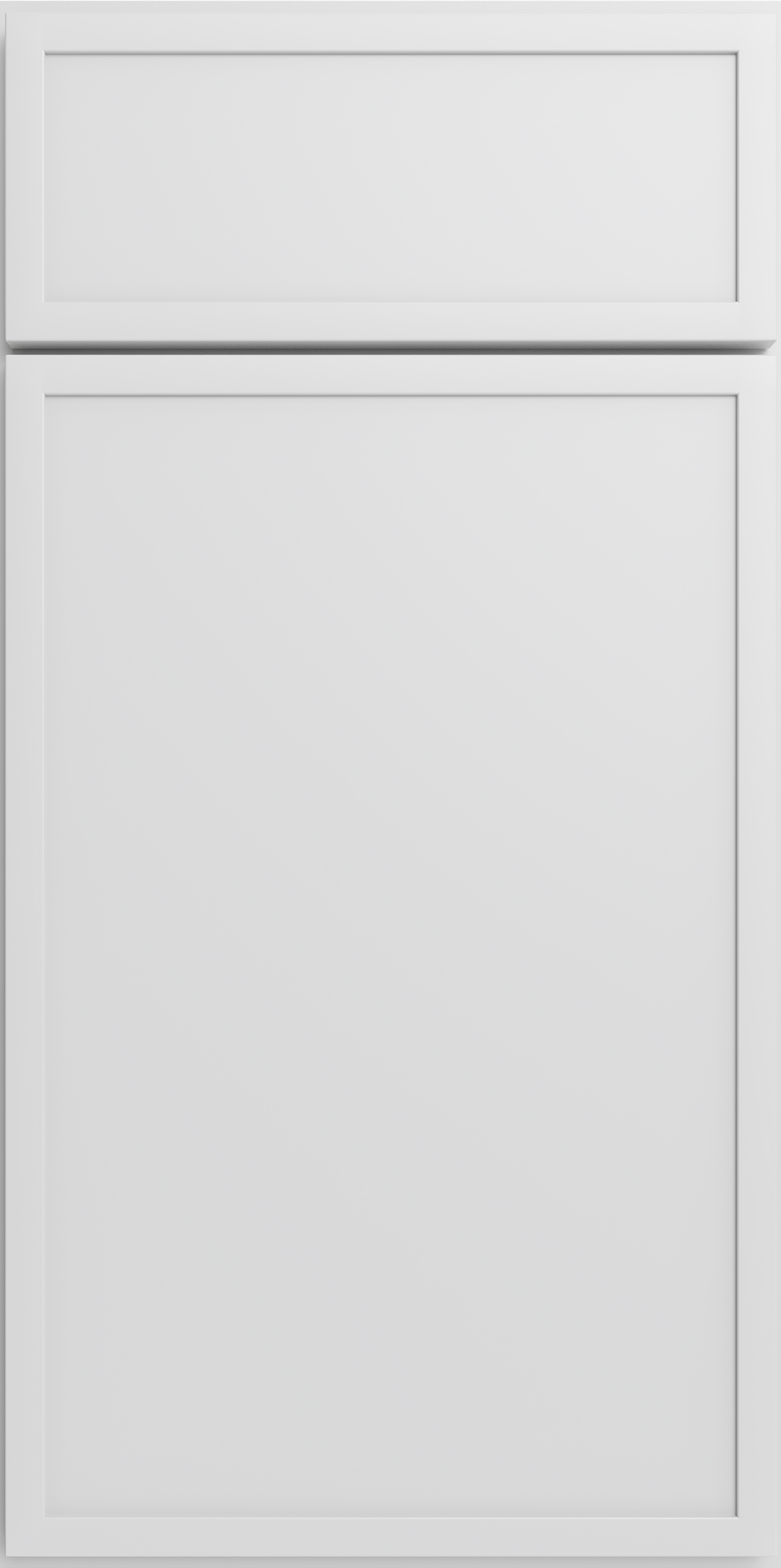 Edgeline White (Slim Shaker)- Sample Door **Free Shipping! Fully Refun ...